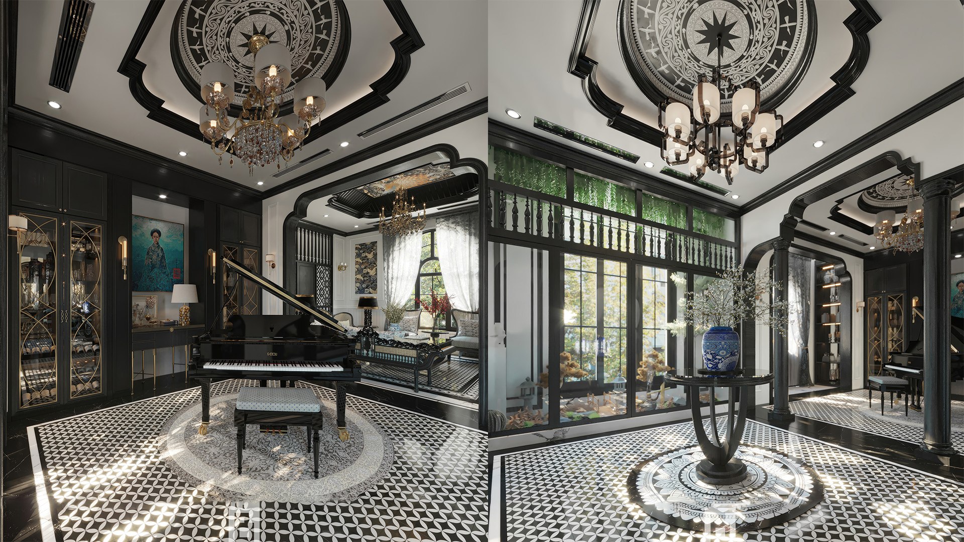 3D House 04 - 1st of Villa 01 - Indochine - HanhCT - MAX FBX OBJ SKP ...