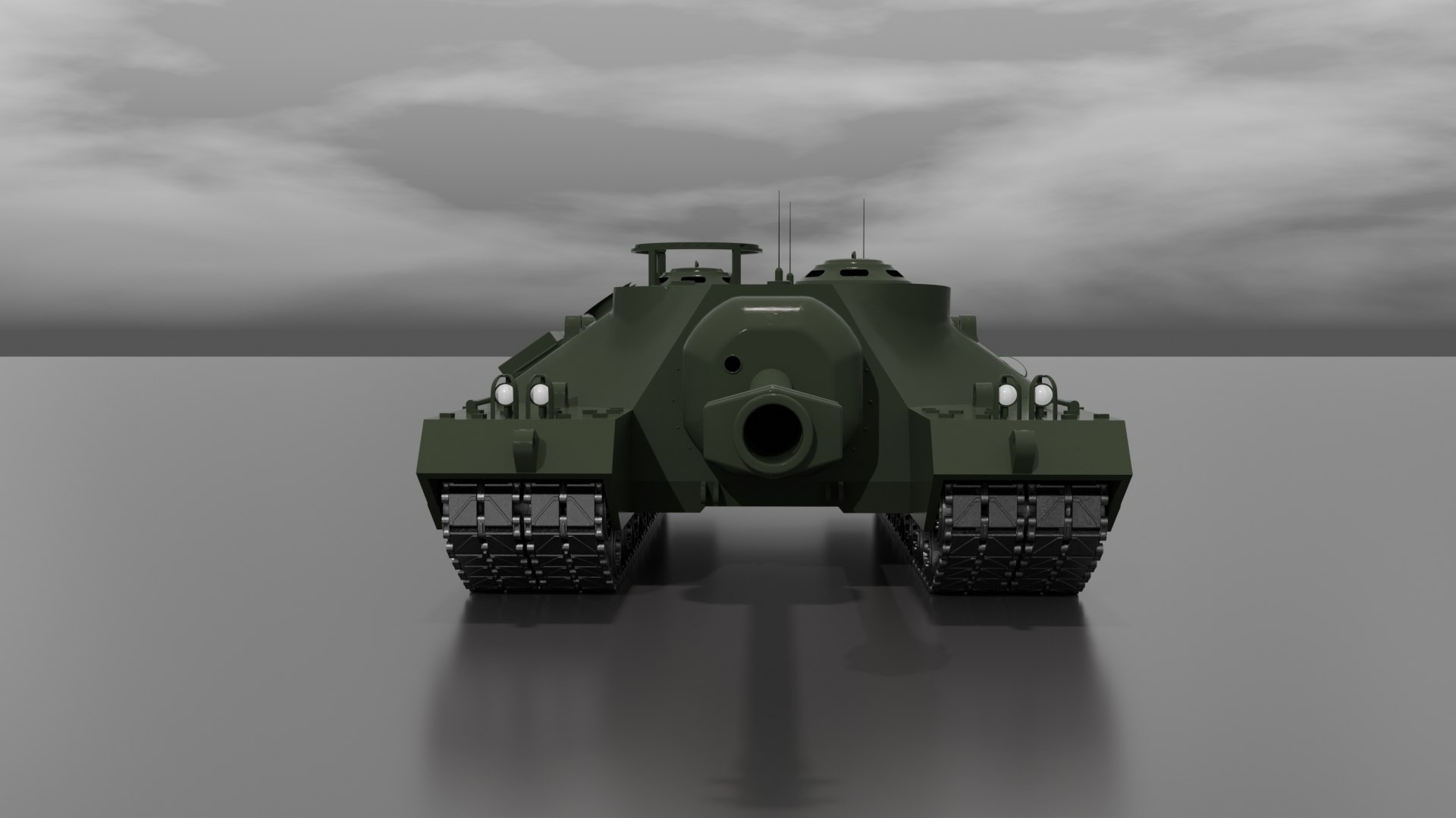 3D Allied Tank - TurboSquid 1611121