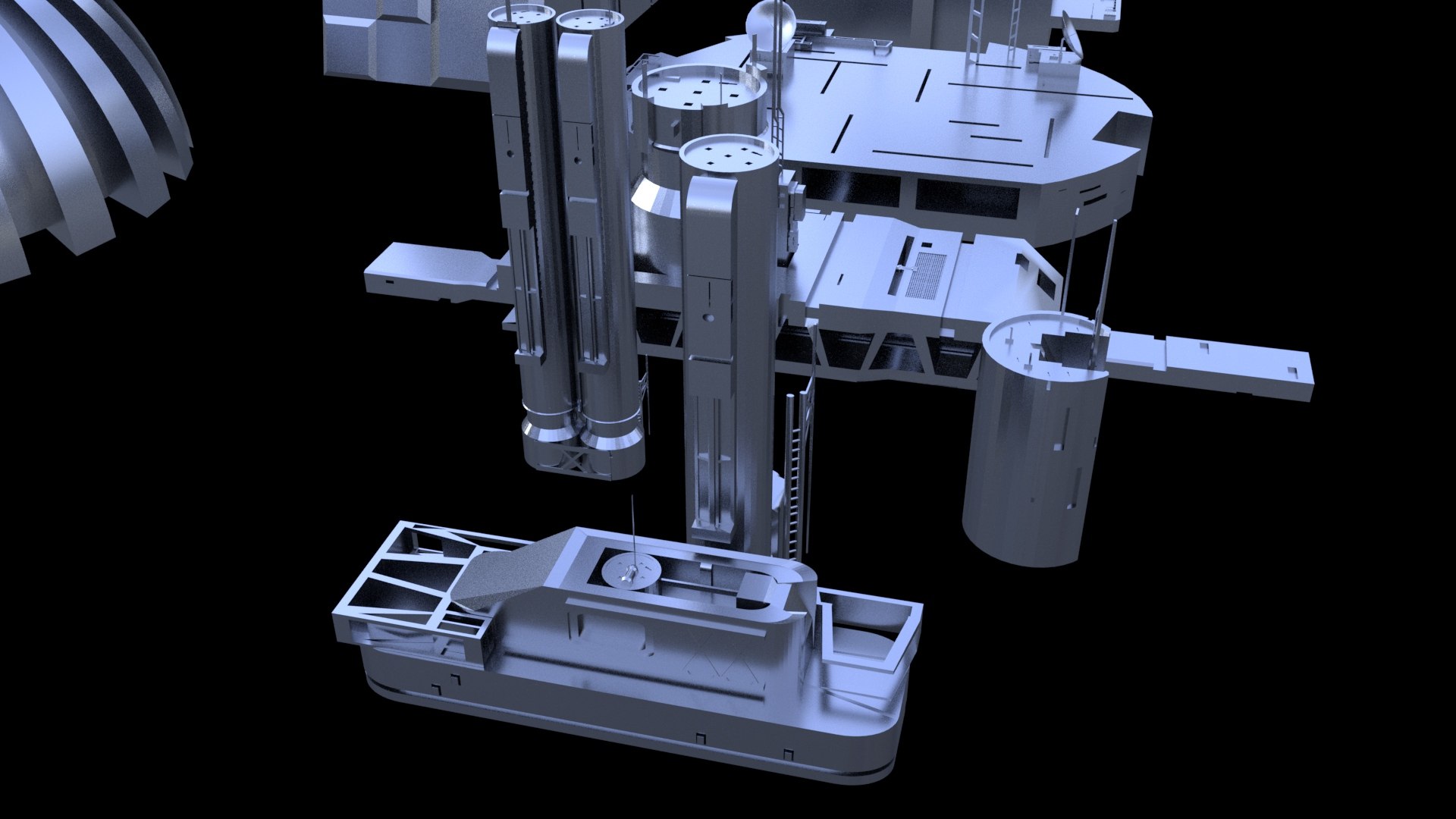 Sci-fi Kit Bash - 3D Model - TurboSquid 1581400