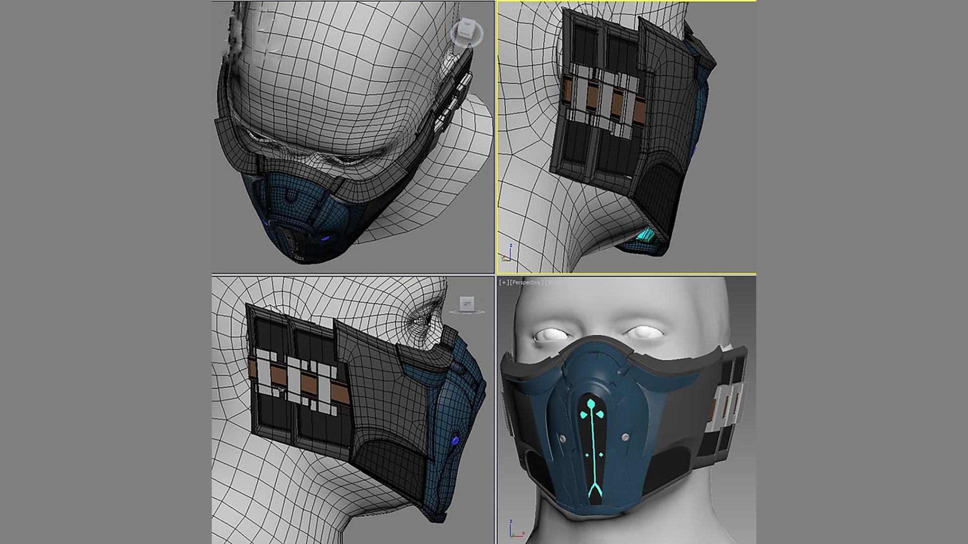 3D Model Mortal Kombat Mask STL 3D Print Files - TurboSquid 2276873