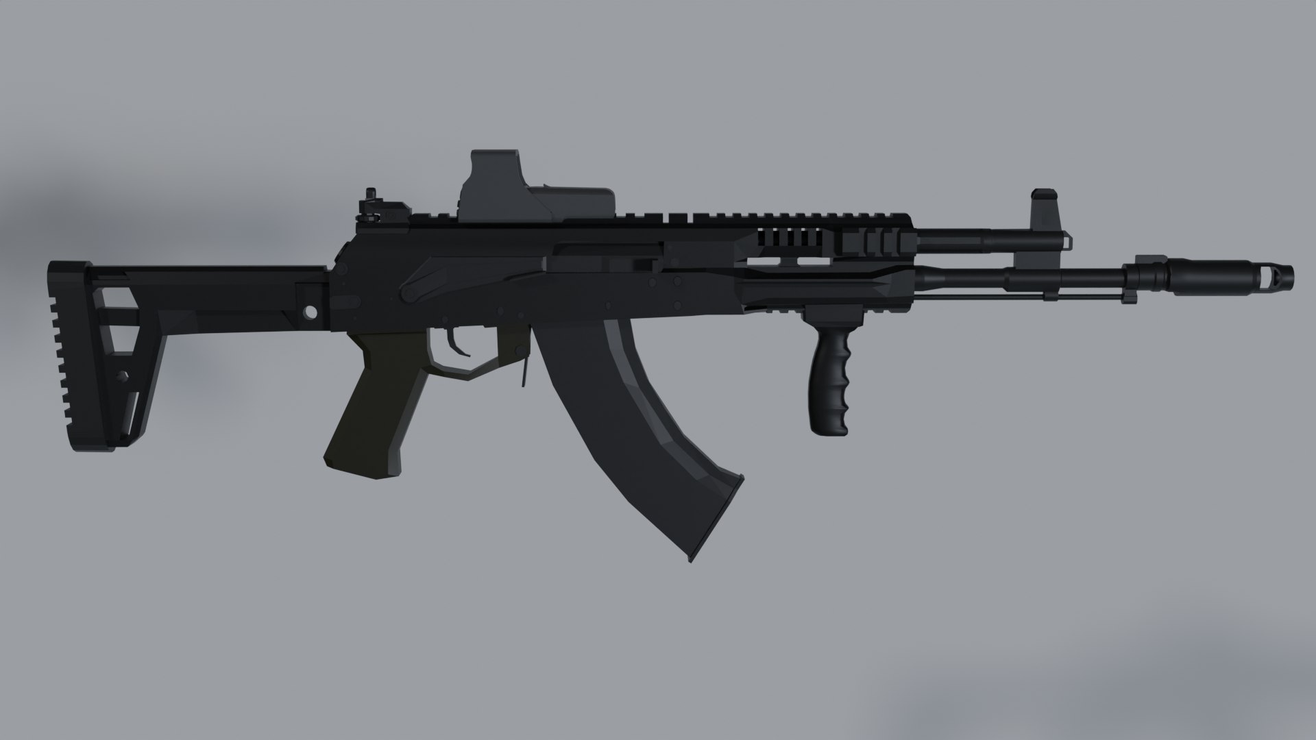 AK-15 modern AK-47 Low-Poly 3D - TurboSquid 2134091
