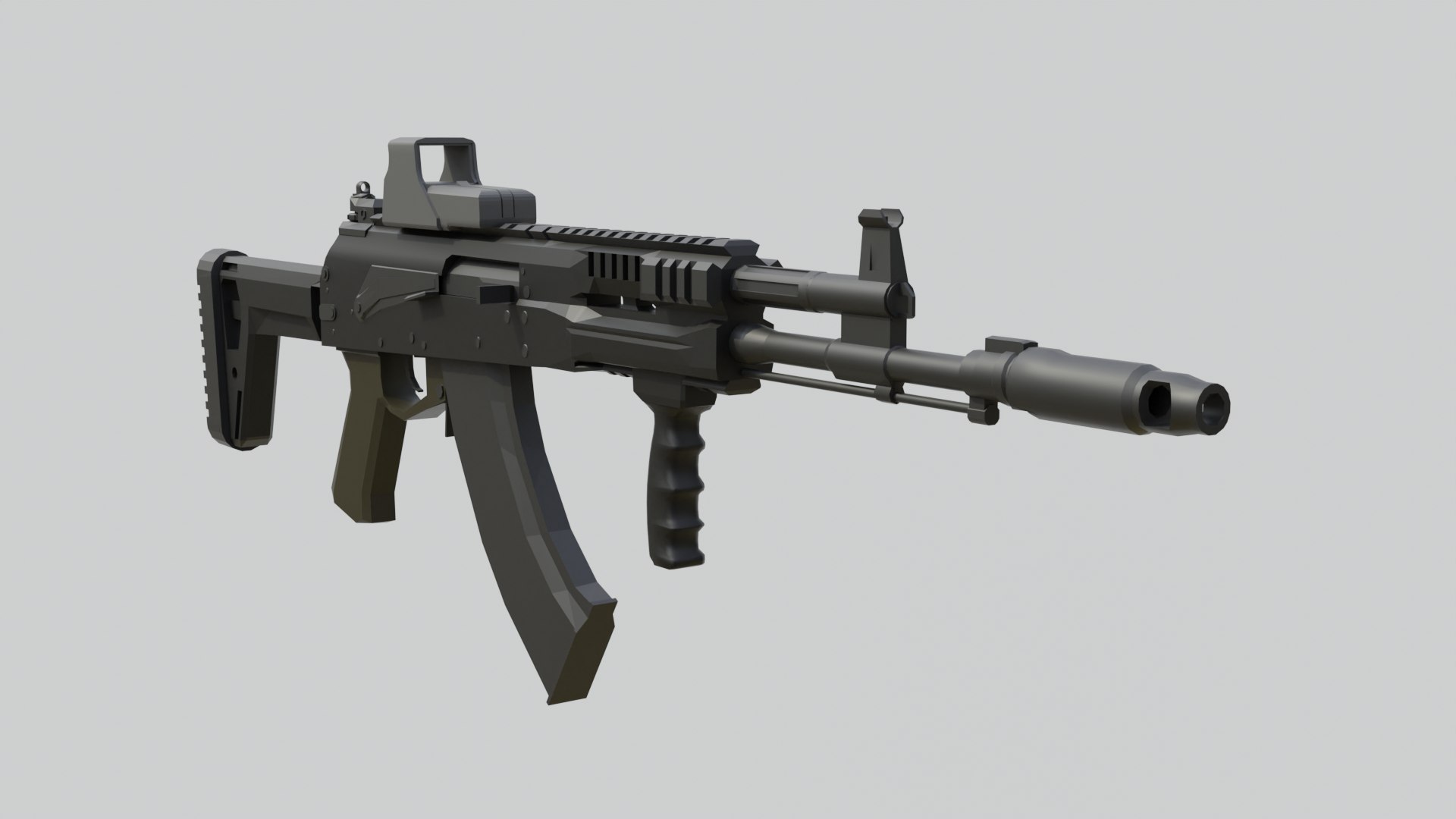AK-15 modern AK-47 Low-Poly 3D - TurboSquid 2134091