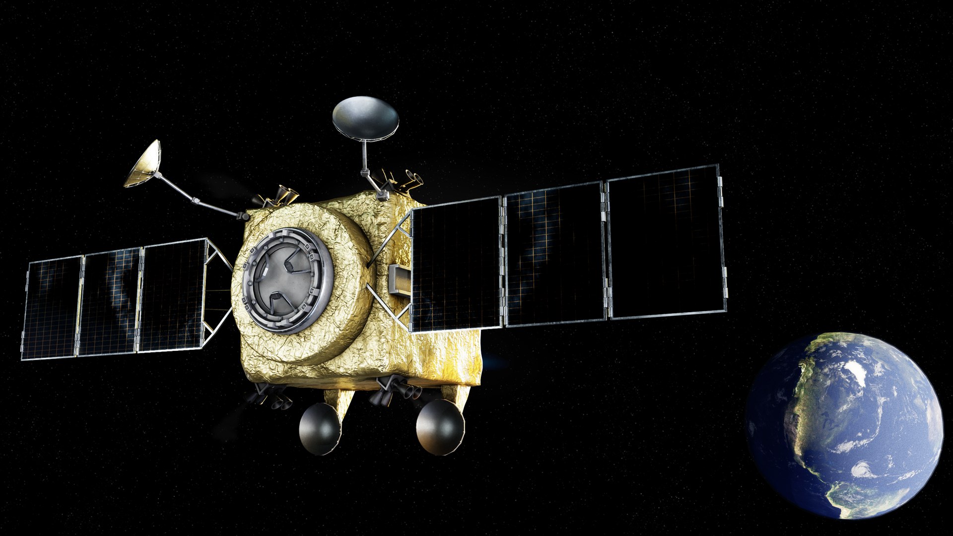 Power Propulsion Element Lunar 3D Model - TurboSquid 1705853