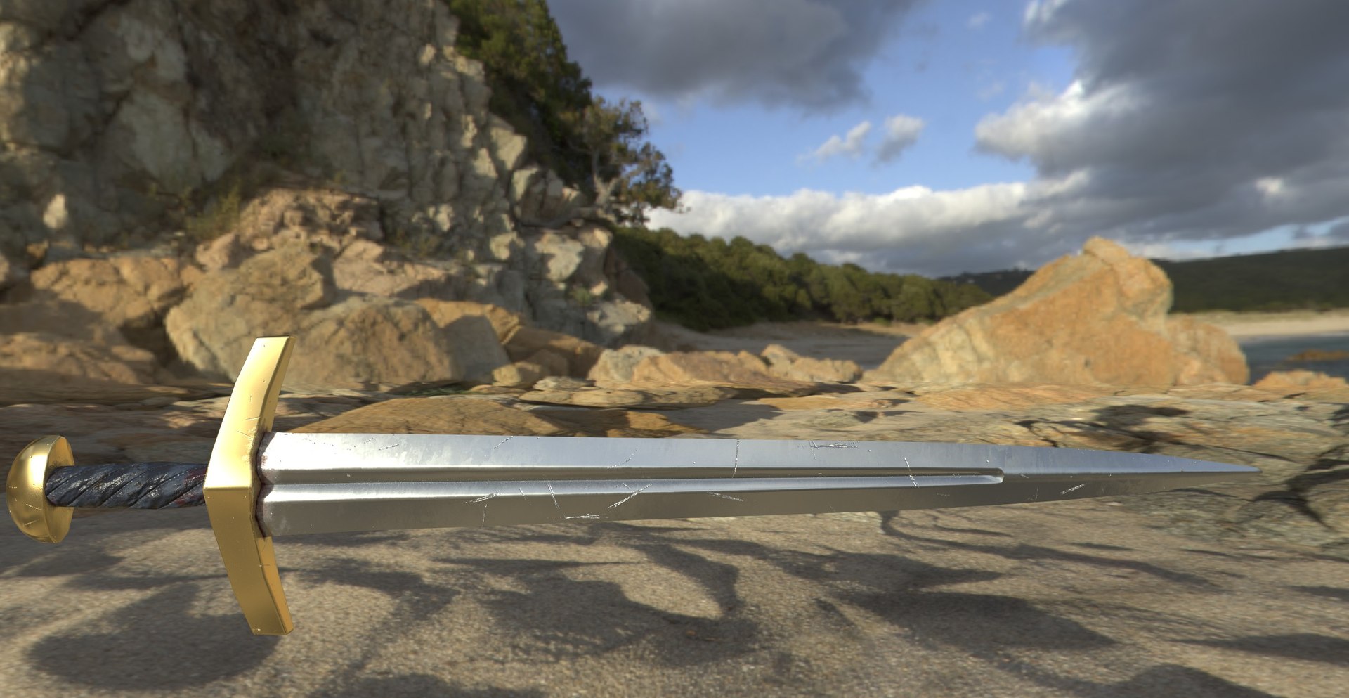 3D Roman Imperial Sword - TurboSquid 2154500