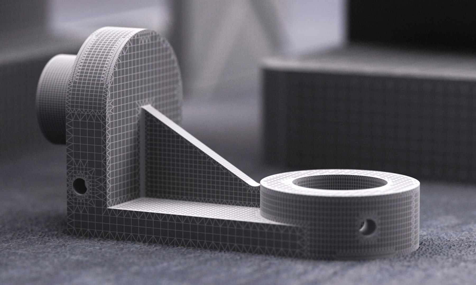 3d Mechanical Parts 2015 Raw Model