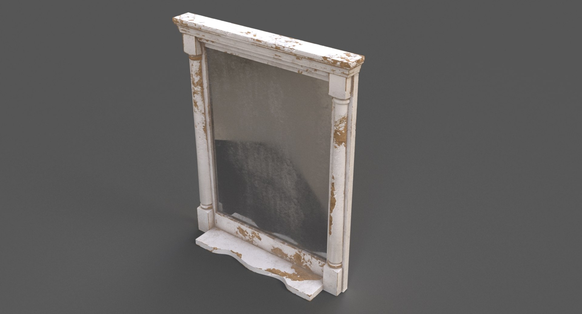 Old Dirty Mirror 3D - TurboSquid 1408571