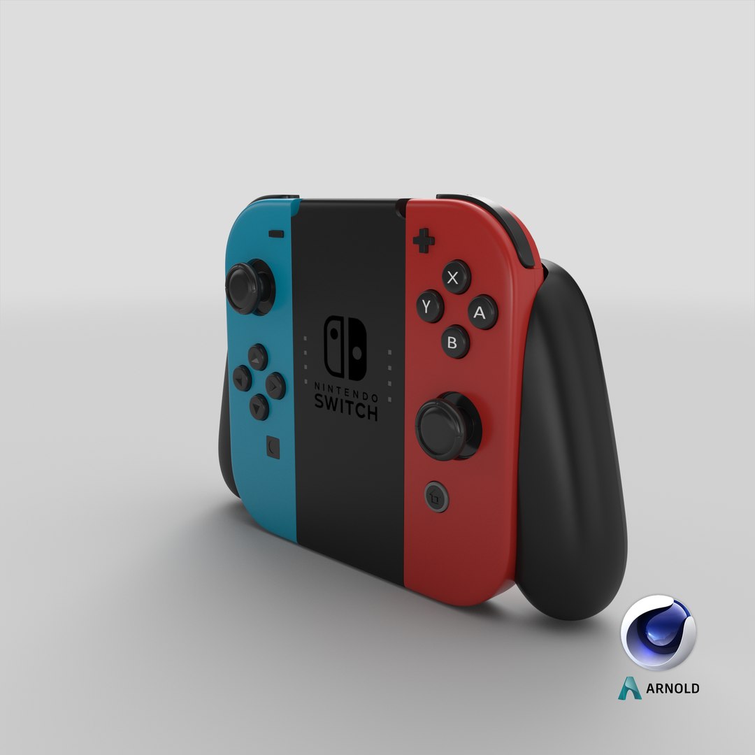 Detailed Nintendo Switch Controller 3D Model - TurboSquid 2080934