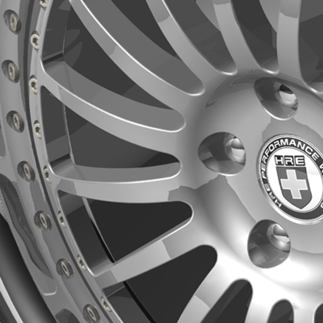 Hre 549r Wheel Tires 3d Max