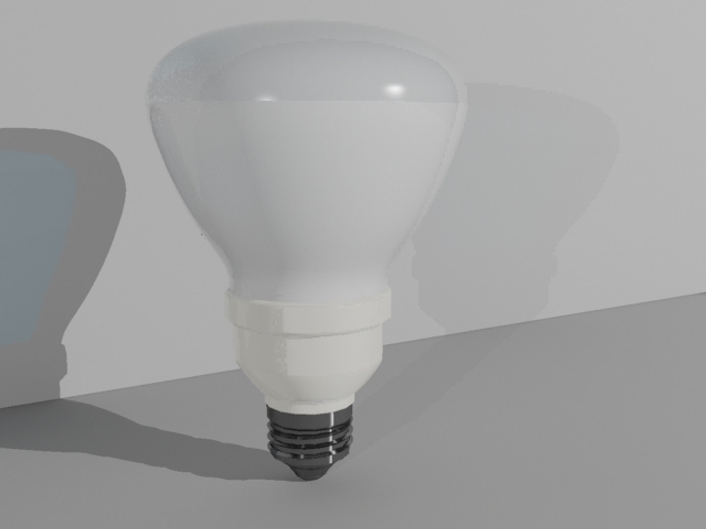 3d R30 Fluorescent Light Bulb Model