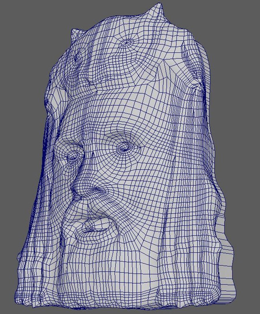 roman wall fountain 3d obj