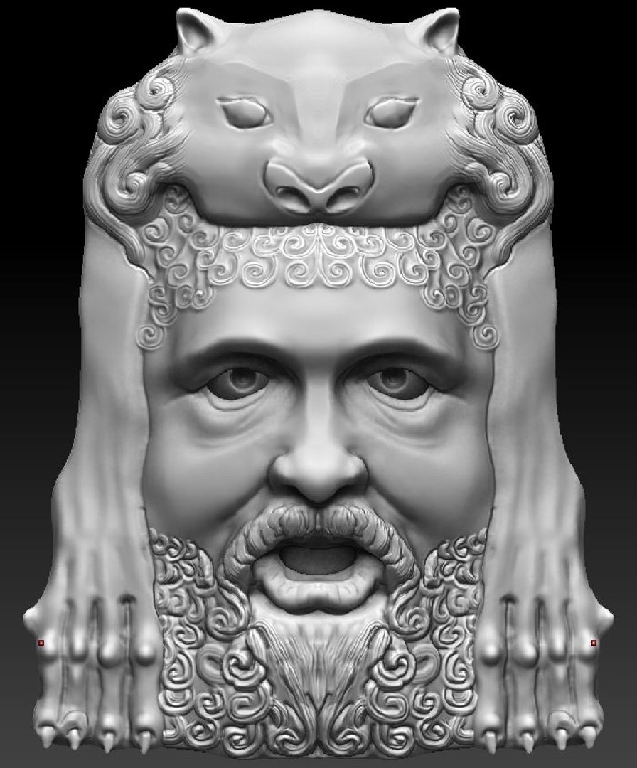 Roman Wall Fountain 3d Obj