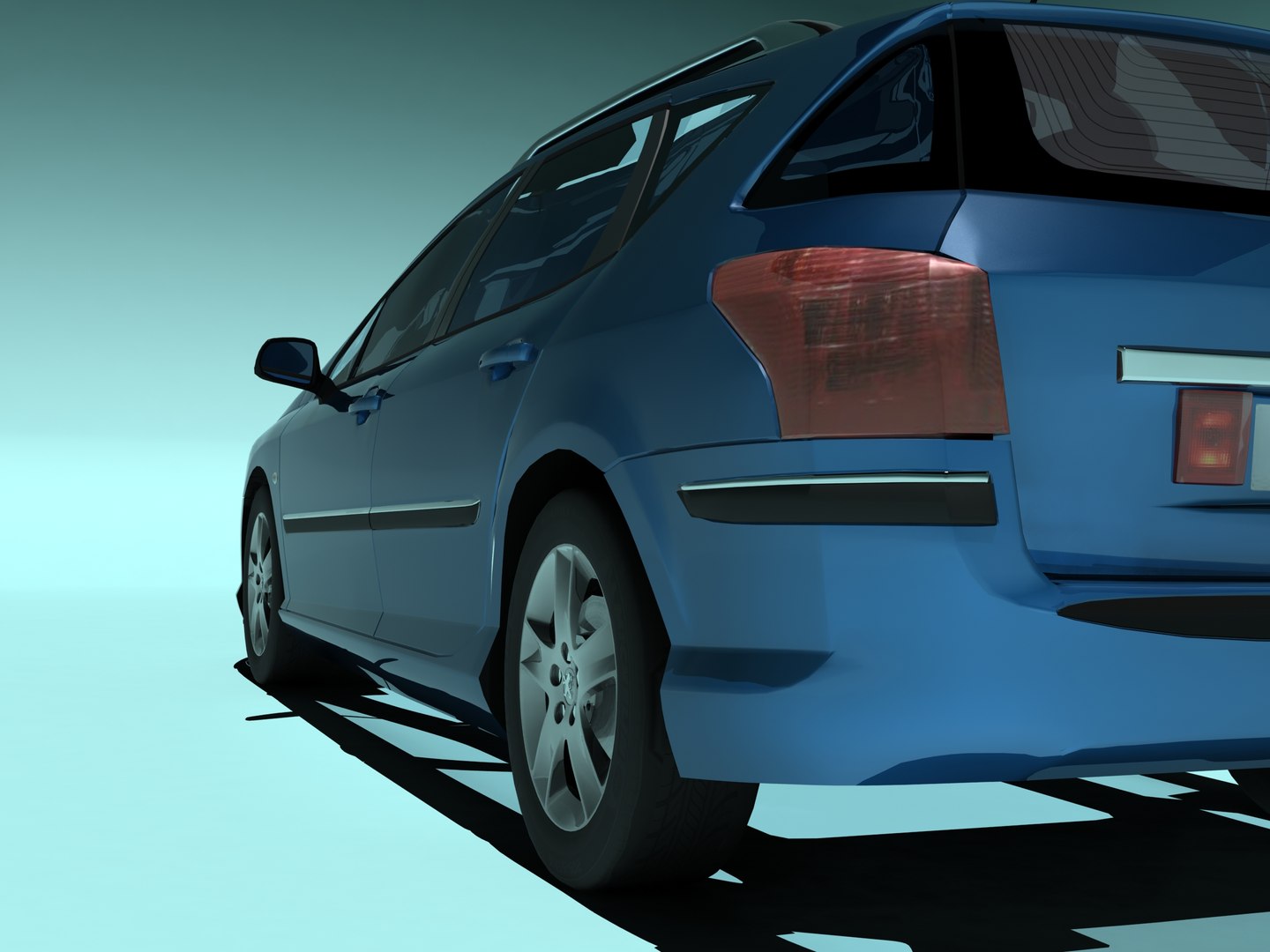 3D Peugeot 407 Model - TurboSquid 1568576
