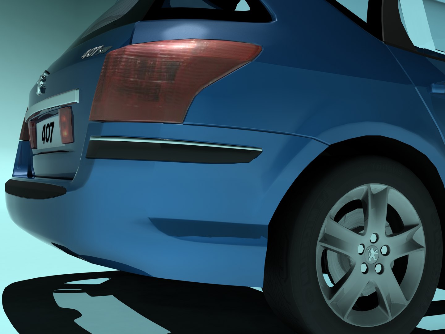 3D Peugeot 407 Model - TurboSquid 1568576