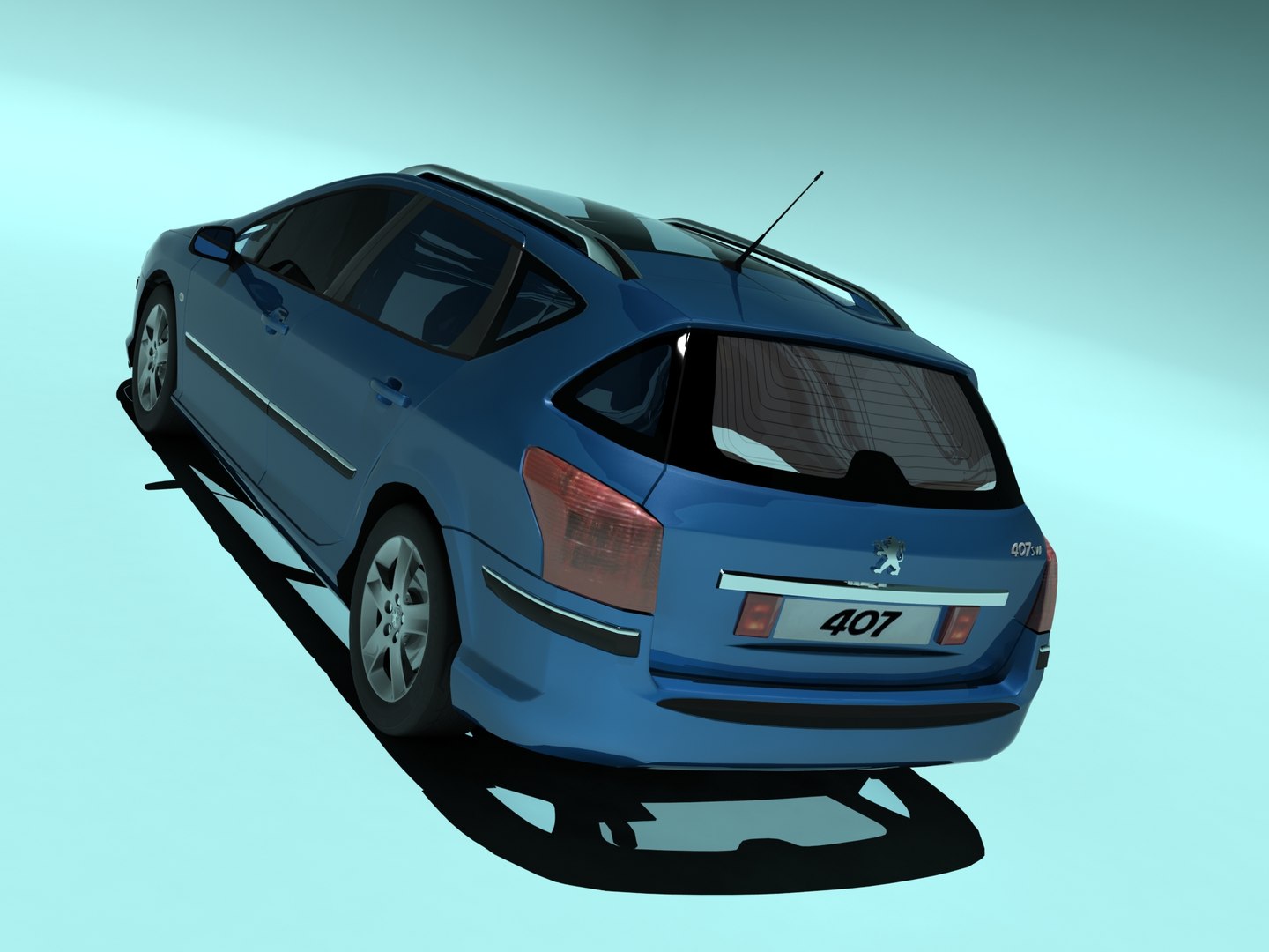 3D Peugeot 407 Model - TurboSquid 1568576