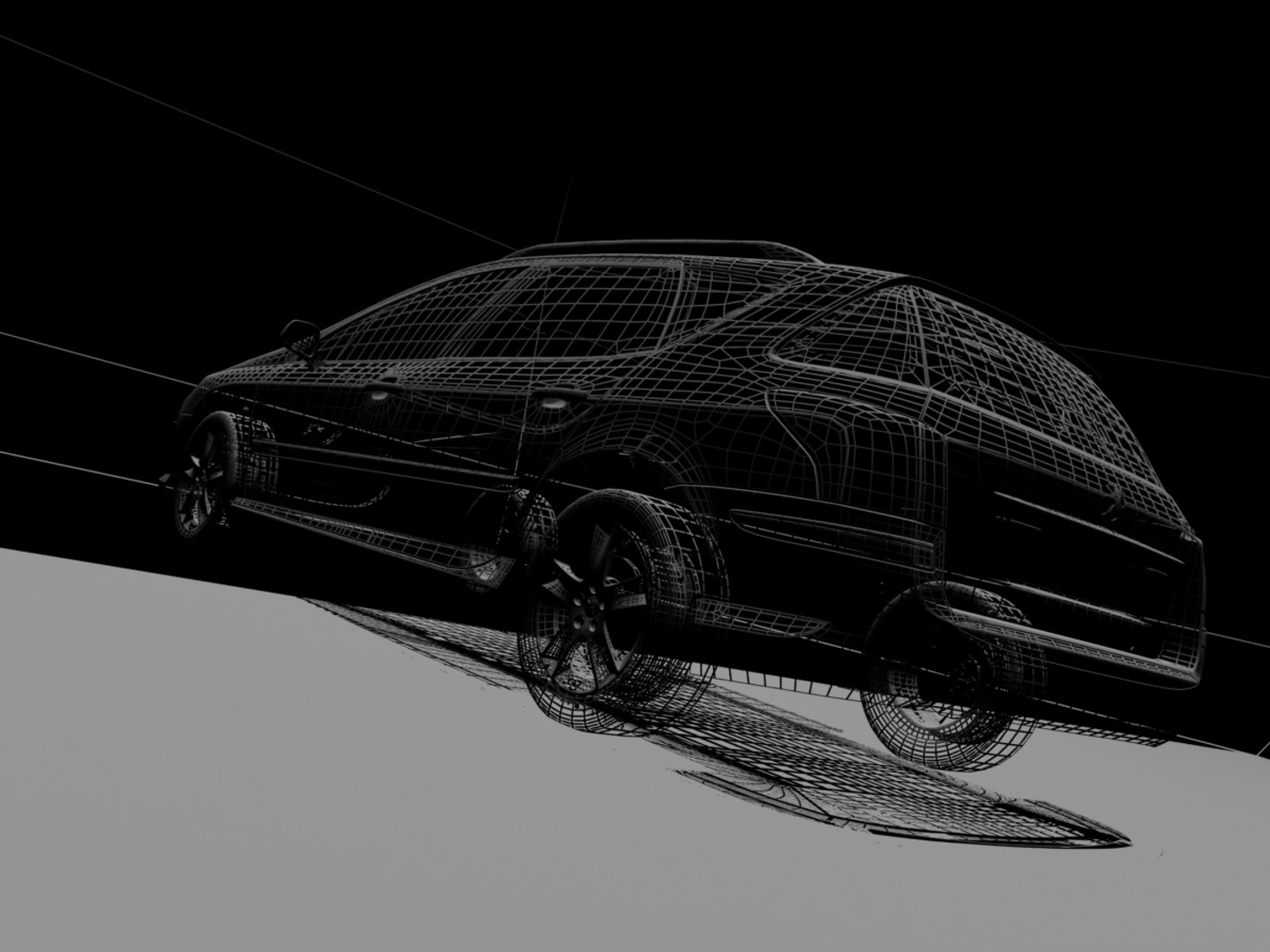 3D Peugeot 407 Model - TurboSquid 1568576