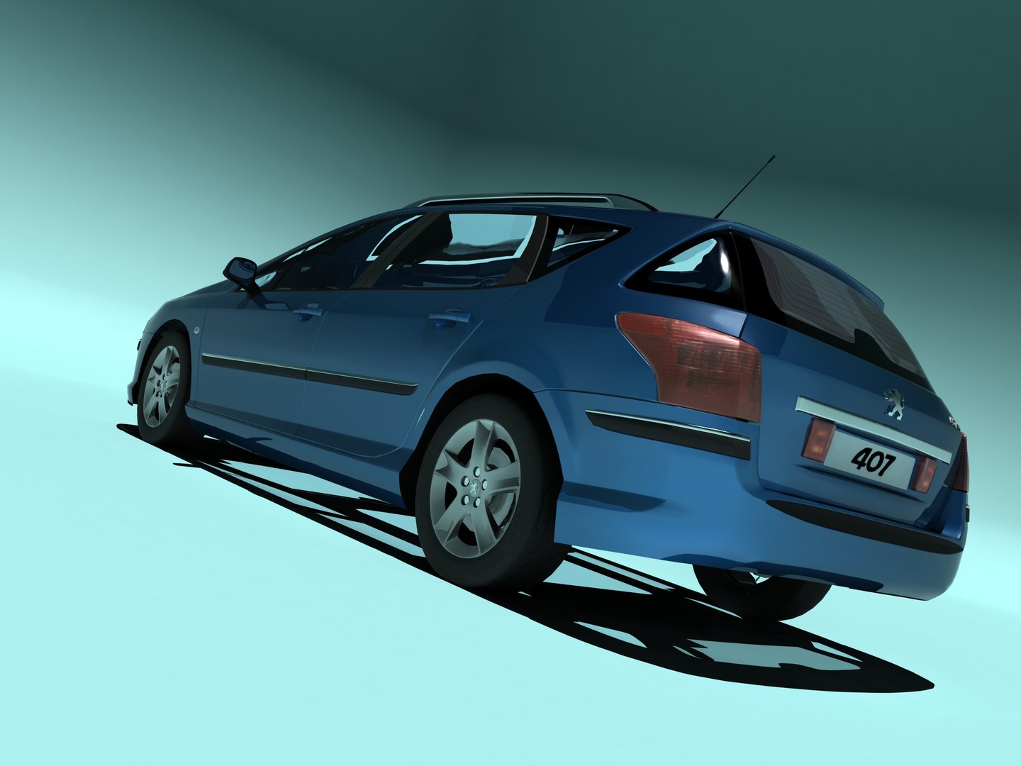 3D Peugeot 407 Model - TurboSquid 1568576