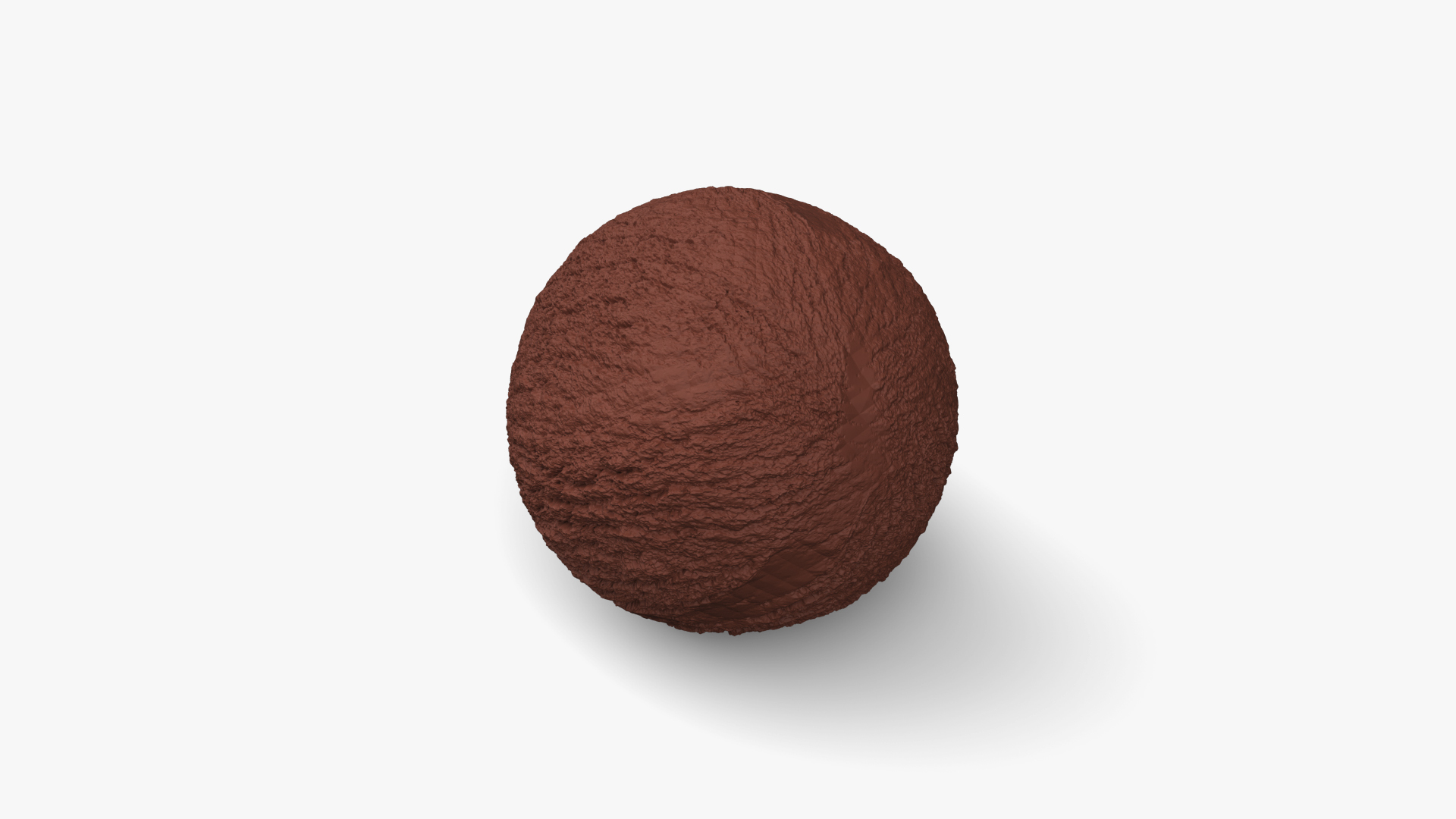 Ice Cream Ball Chocolate Model - TurboSquid 2274217