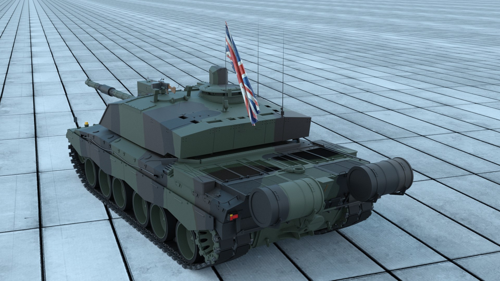 Challenger II 3D Model - TurboSquid 2260575