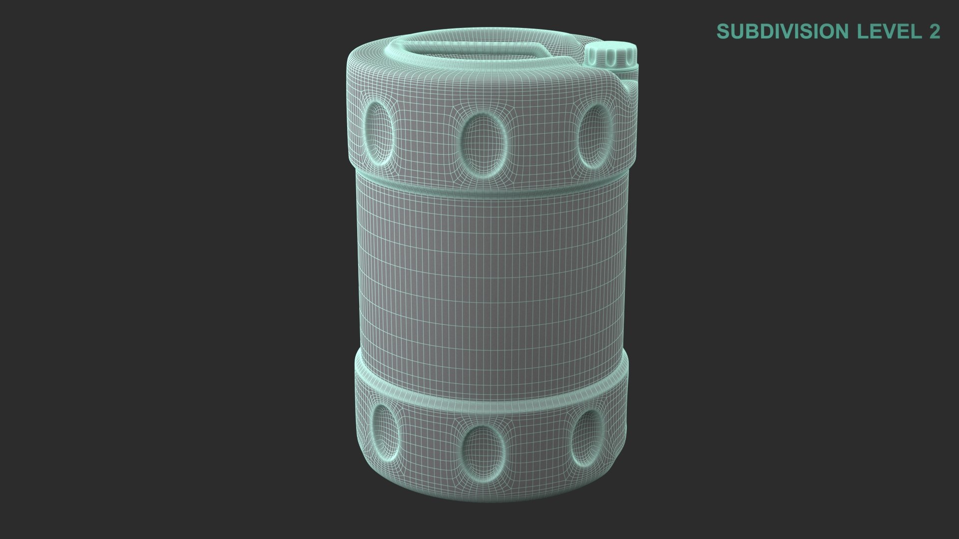 Canister 3D - TurboSquid 2008915