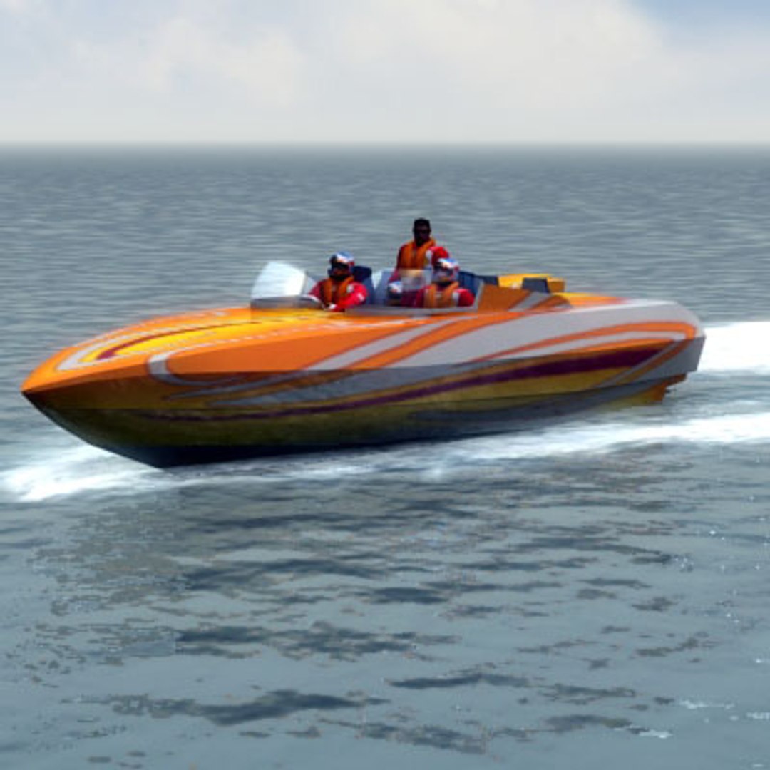 3d Speedboat Pilot