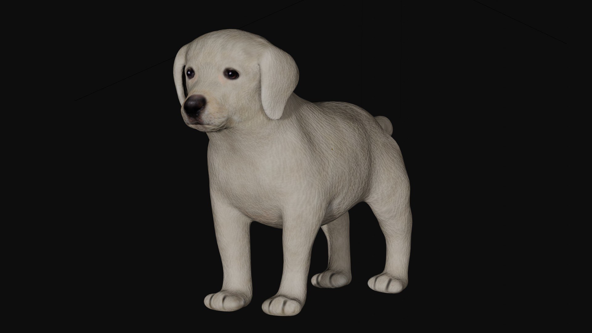 3D Labrador And Puppy Labrador Model - TurboSquid 1751975