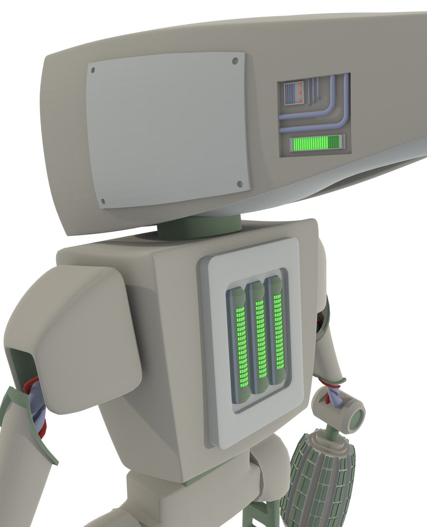 3D Simple Robot Model - TurboSquid 1341400