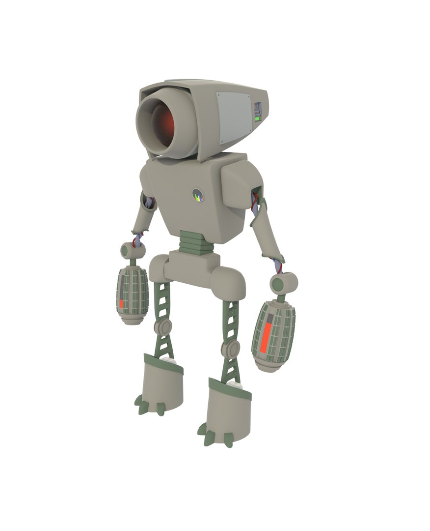3D Simple Robot Model - TurboSquid 1341400