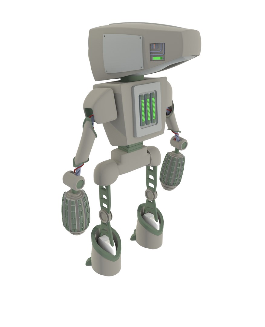 3D Simple Robot Model - TurboSquid 1341400