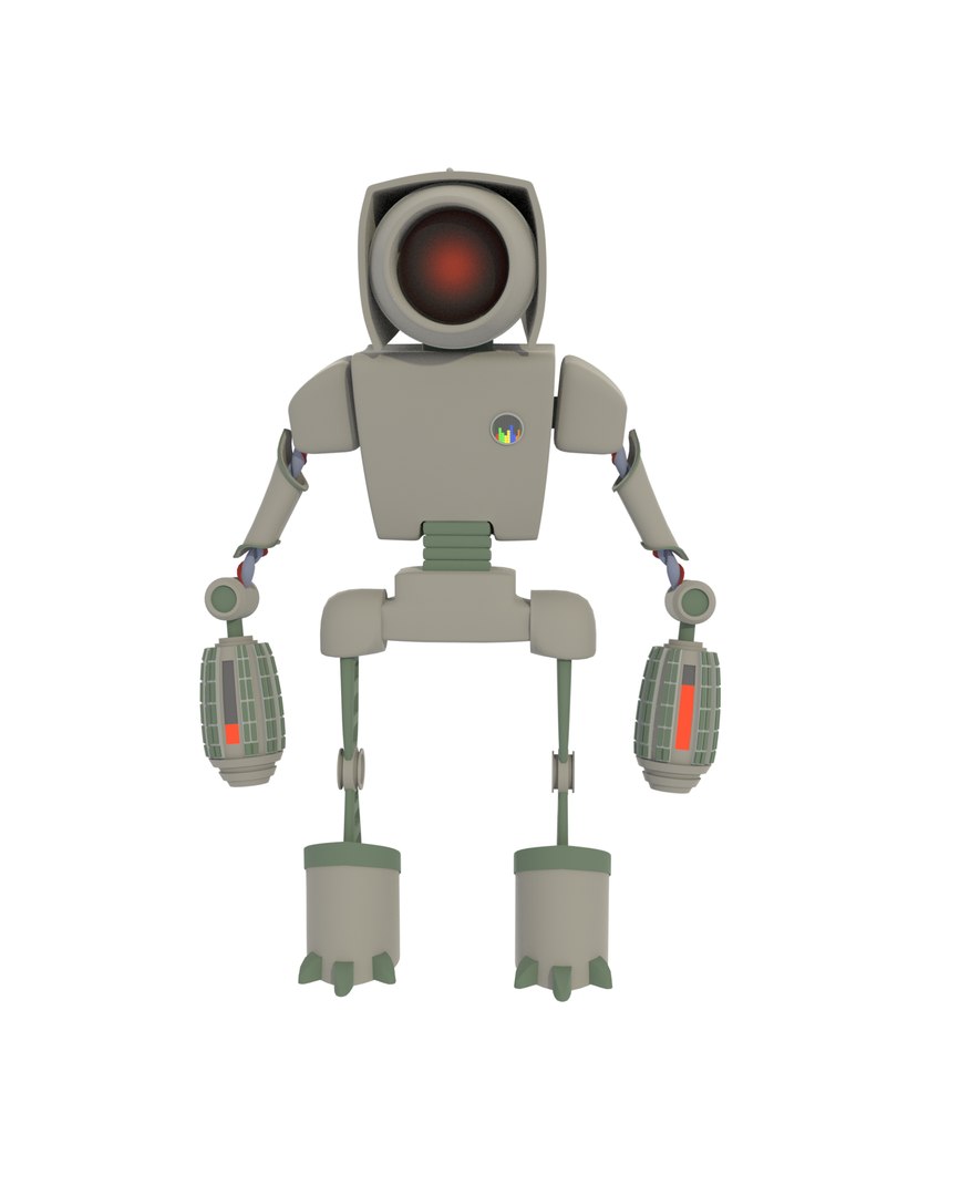 3D Simple Robot Model - TurboSquid 1341400