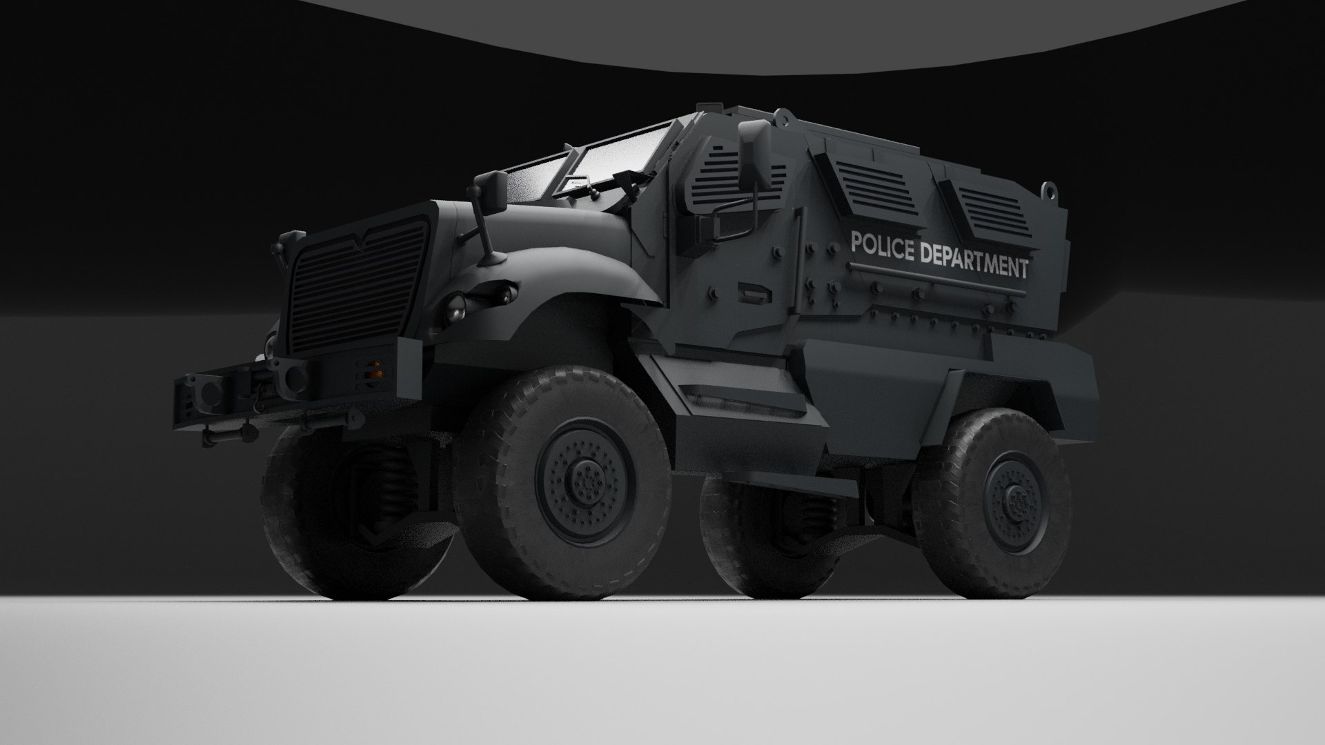 Swat Vehicle Maxxpro 3D Model - TurboSquid 1679412