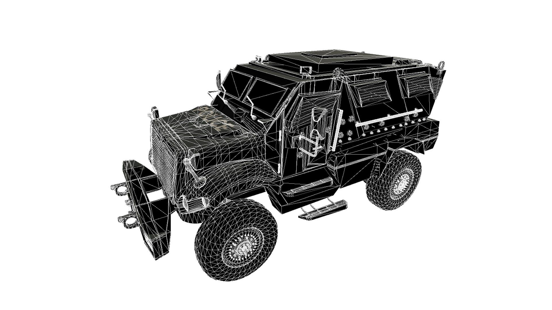 Swat Vehicle Maxxpro 3D Model - TurboSquid 1679412