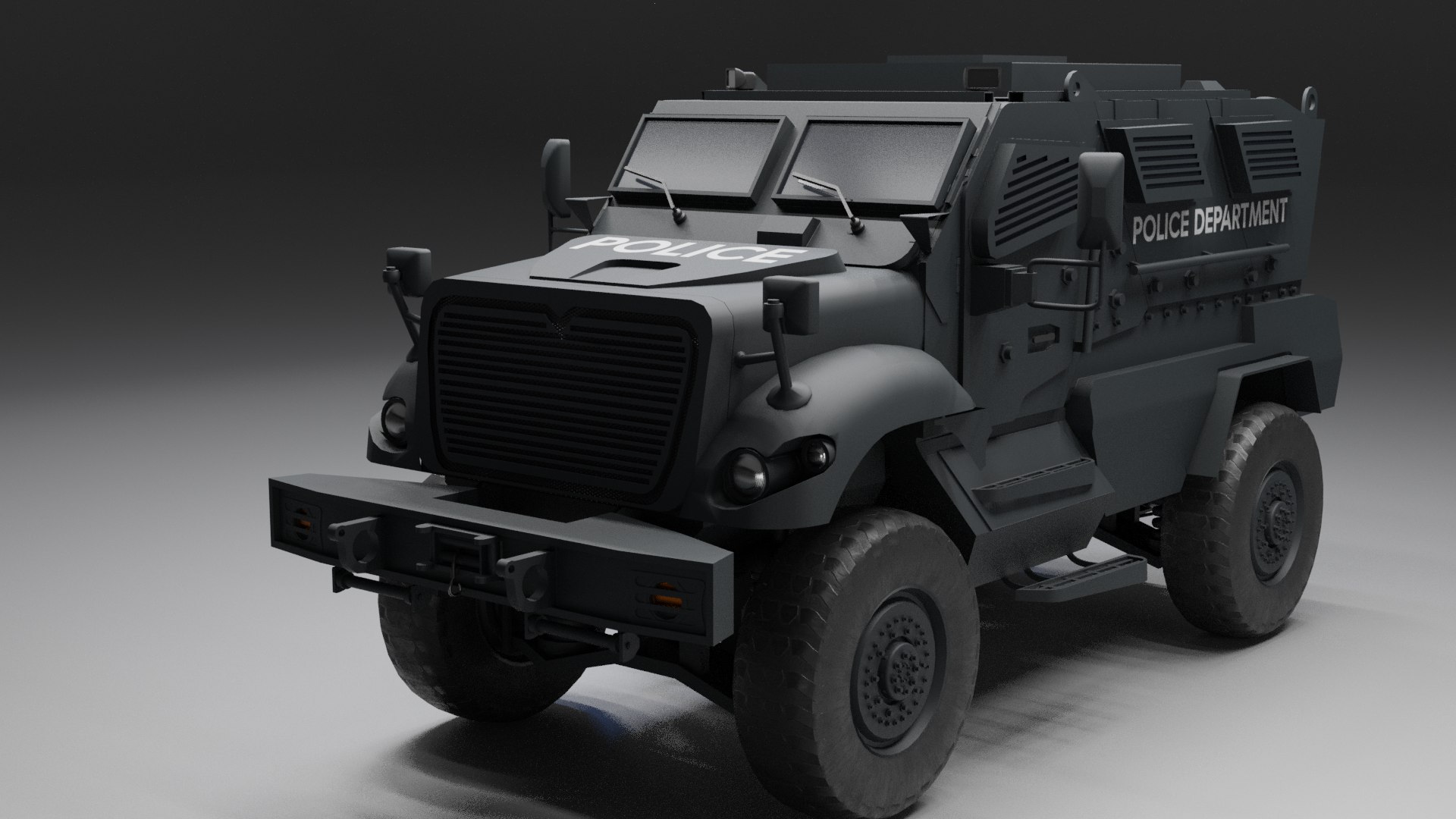 Swat Vehicle Maxxpro 3D Model - TurboSquid 1679412