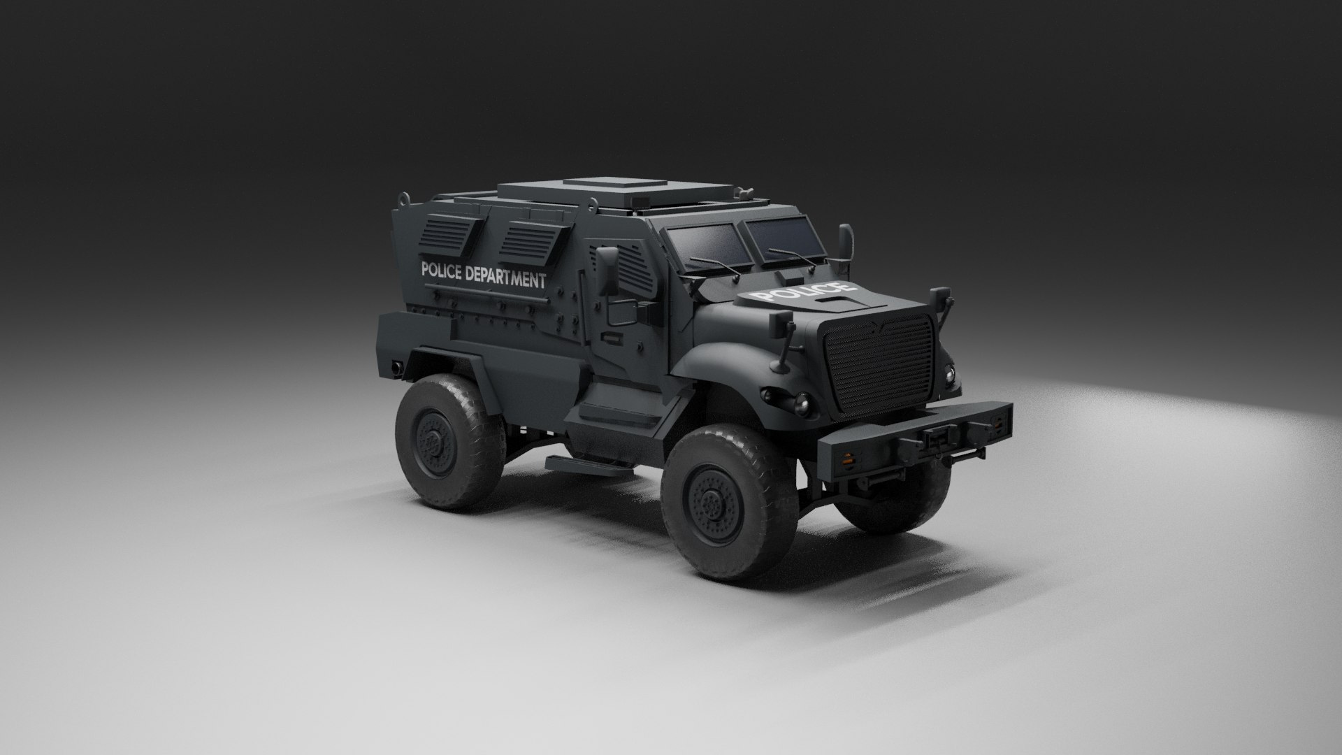 Swat Vehicle Maxxpro 3D Model - TurboSquid 1679412