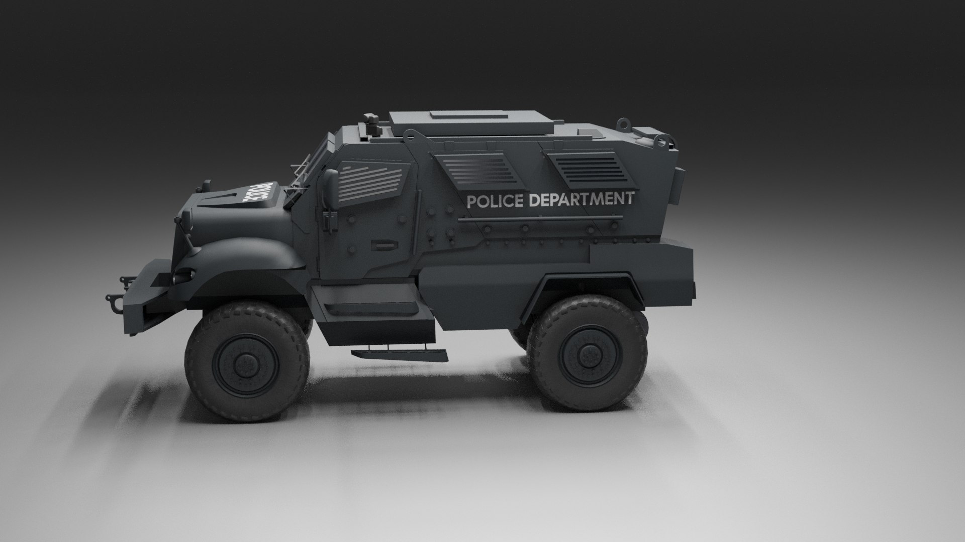 Swat Vehicle Maxxpro 3D Model - TurboSquid 1679412