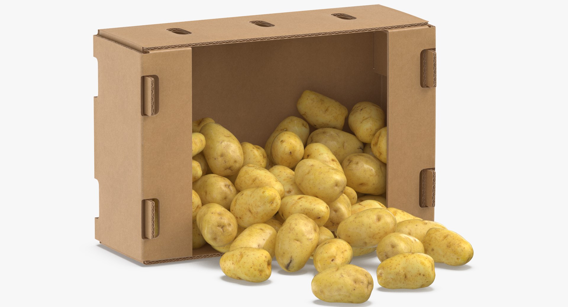 Cardboard display boxes spilled 3D - TurboSquid 1550407