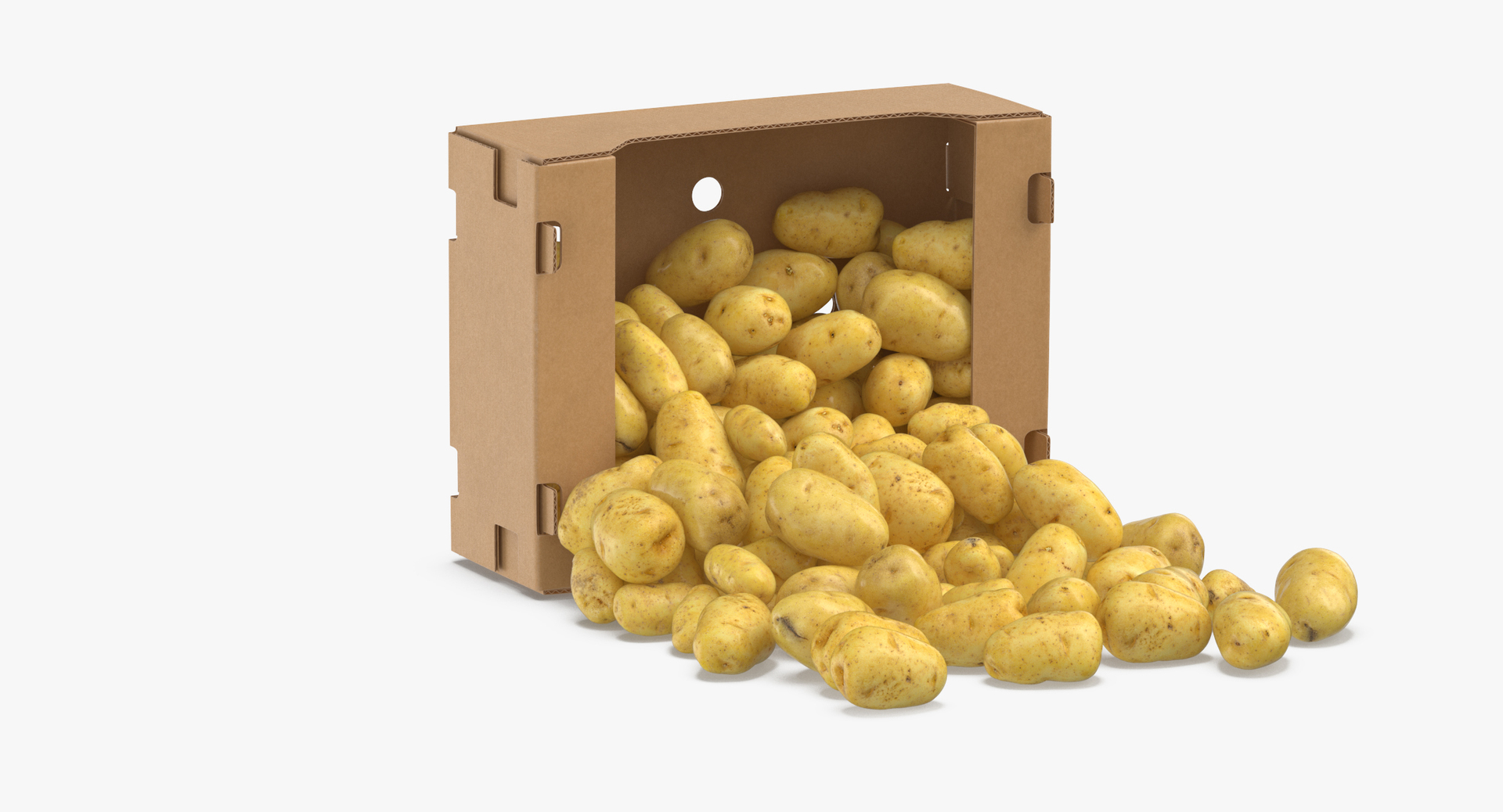 Cardboard display boxes spilled 3D - TurboSquid 1550407