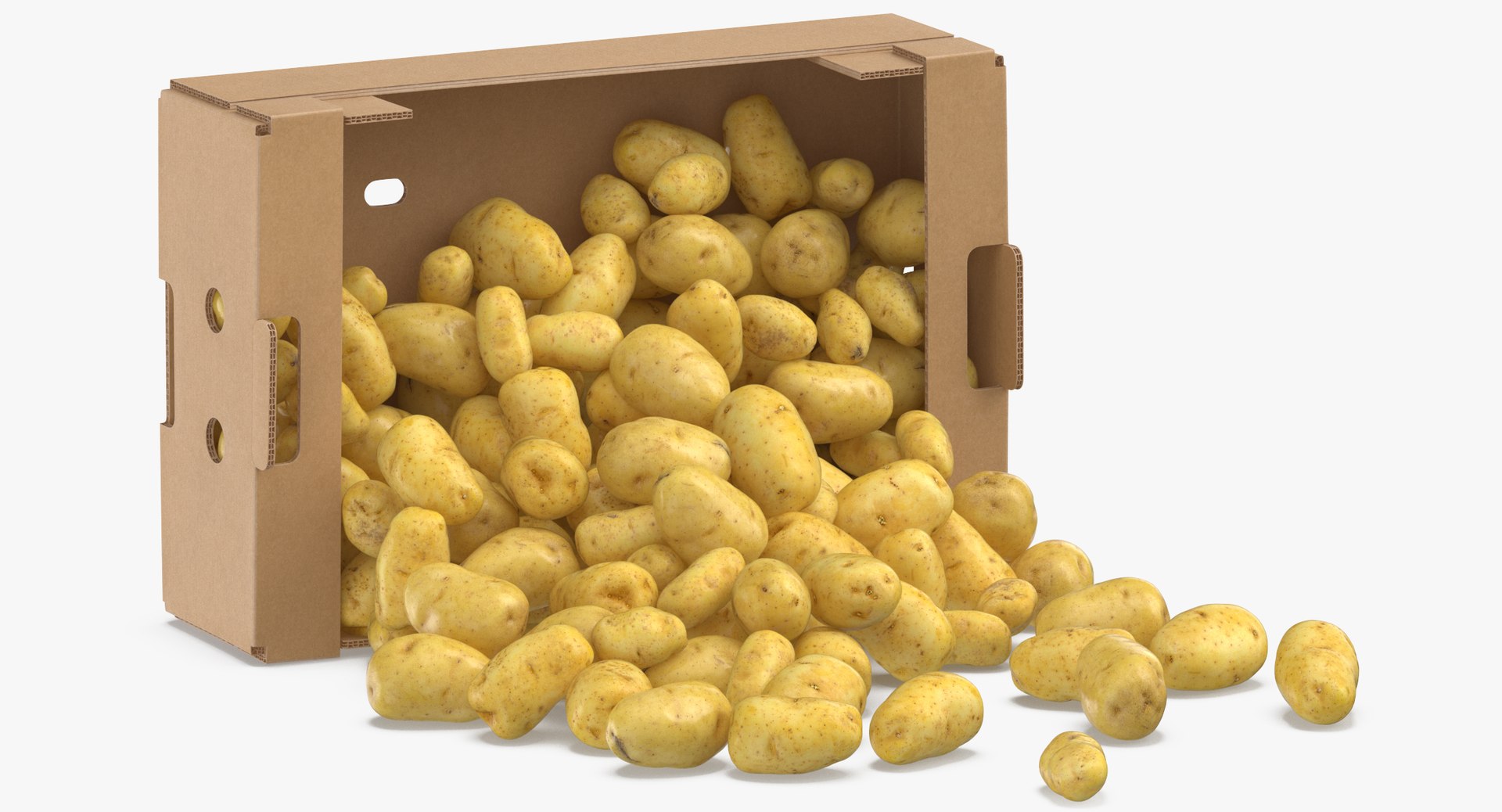 Cardboard display boxes spilled 3D - TurboSquid 1550407