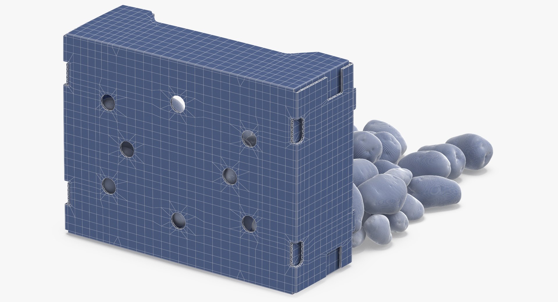 Cardboard display boxes spilled 3D - TurboSquid 1550407