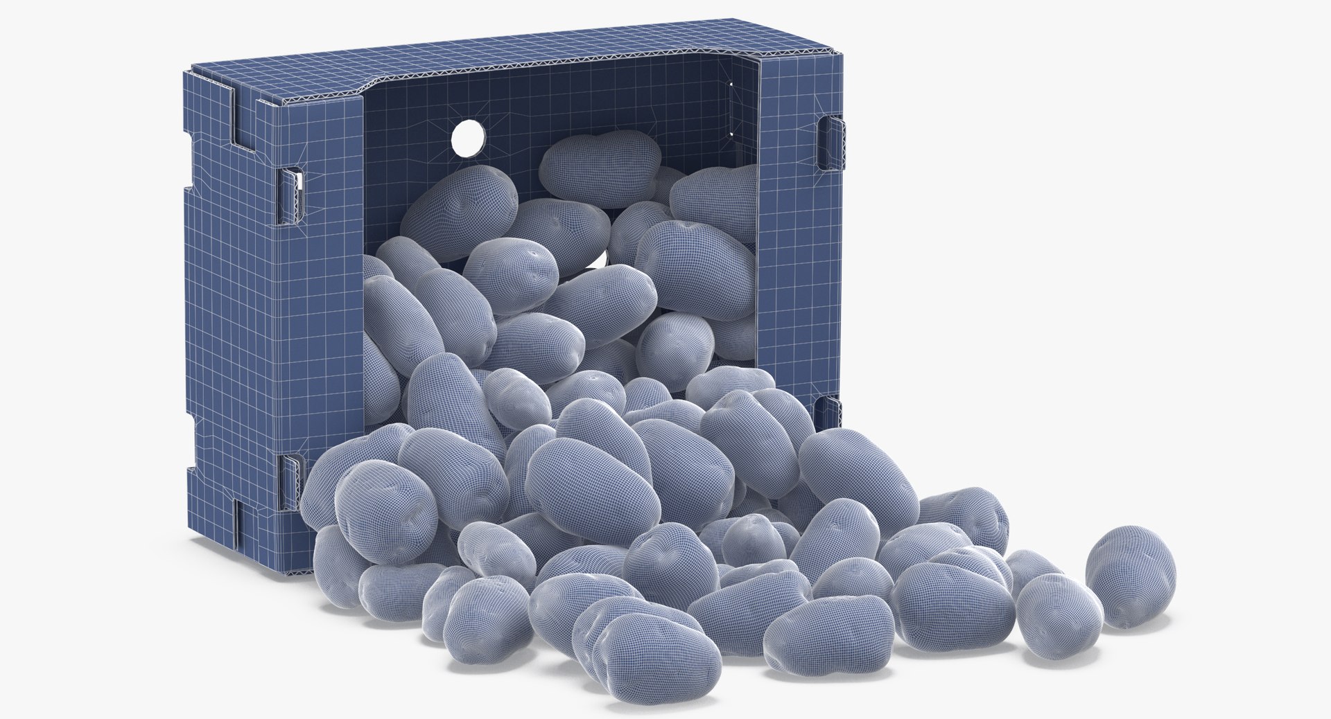 Cardboard display boxes spilled 3D - TurboSquid 1550407