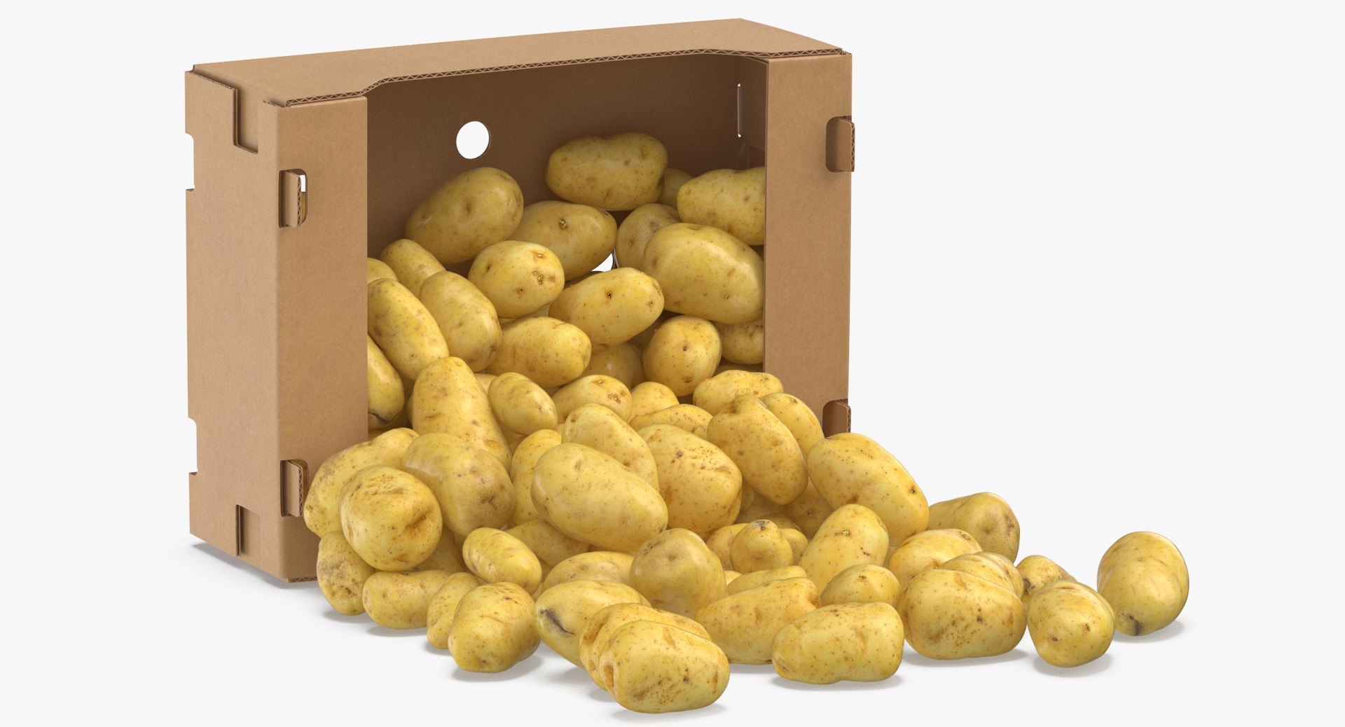 Cardboard display boxes spilled 3D - TurboSquid 1550407