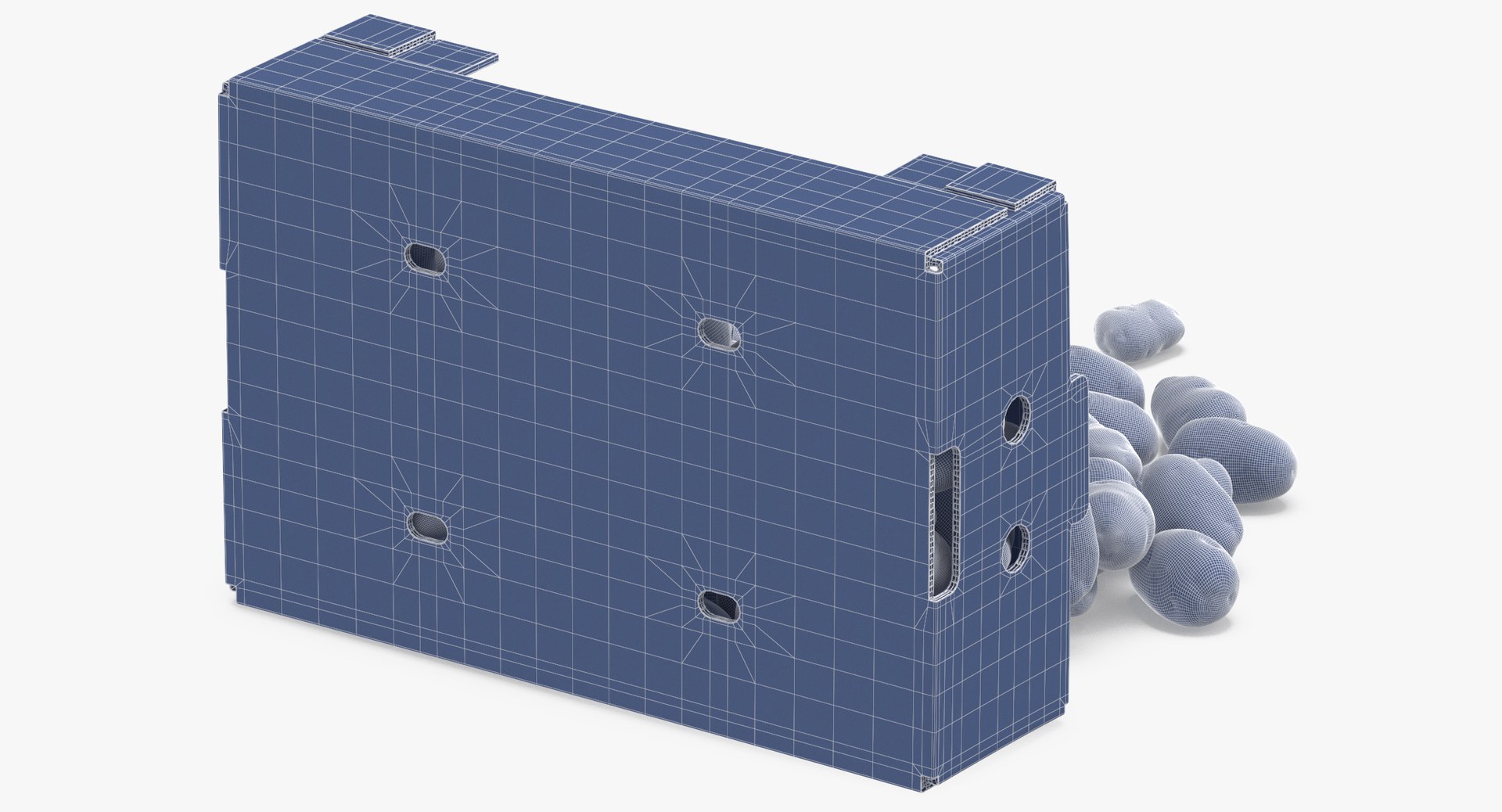 Cardboard display boxes spilled 3D - TurboSquid 1550407