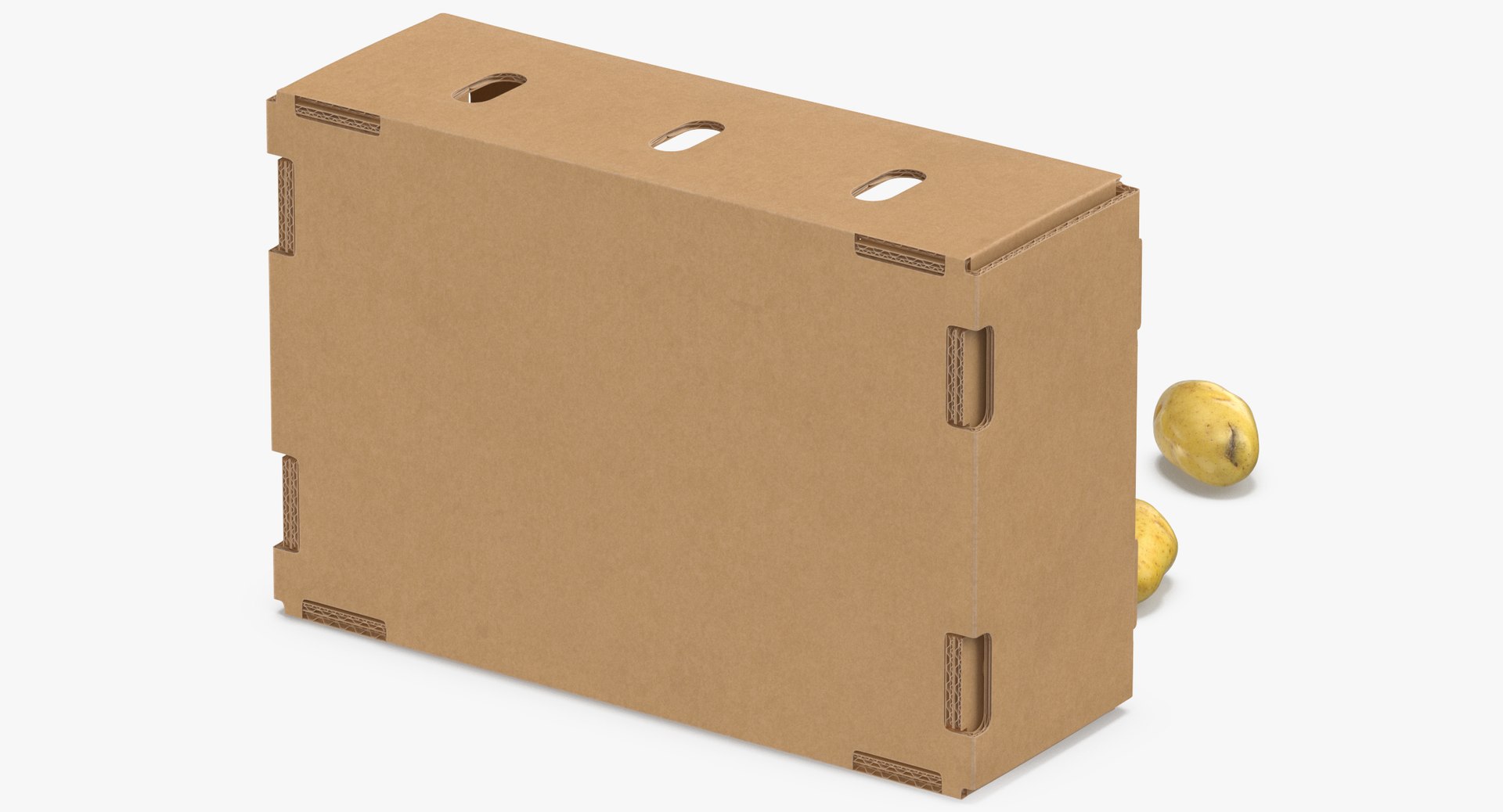 Cardboard display boxes spilled 3D - TurboSquid 1550407