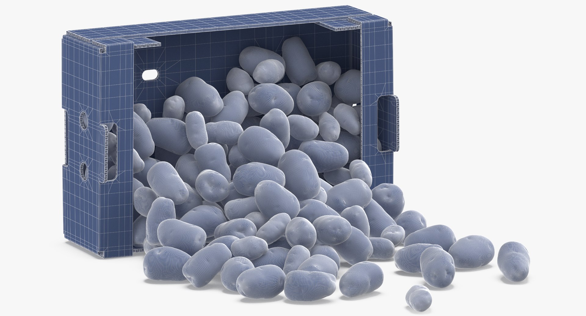 Cardboard display boxes spilled 3D - TurboSquid 1550407