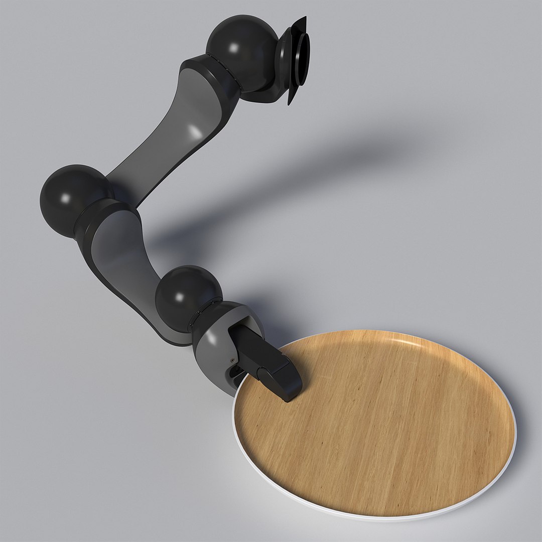 Robotic arm tray 3D model - TurboSquid 1602908