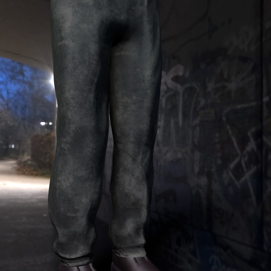 Dirty trousers pants 3D model - TurboSquid 1465946