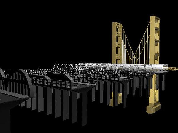 3d bridge types model