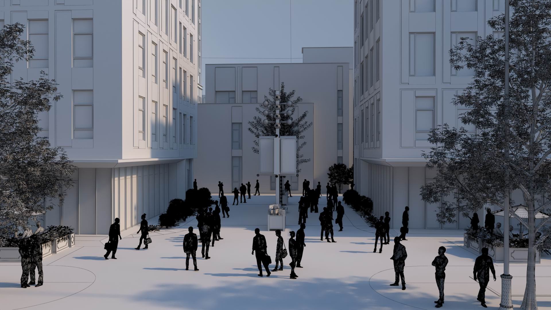 3D 3D Model Urban Architecture Block Landscape Animation - TurboSquid ...