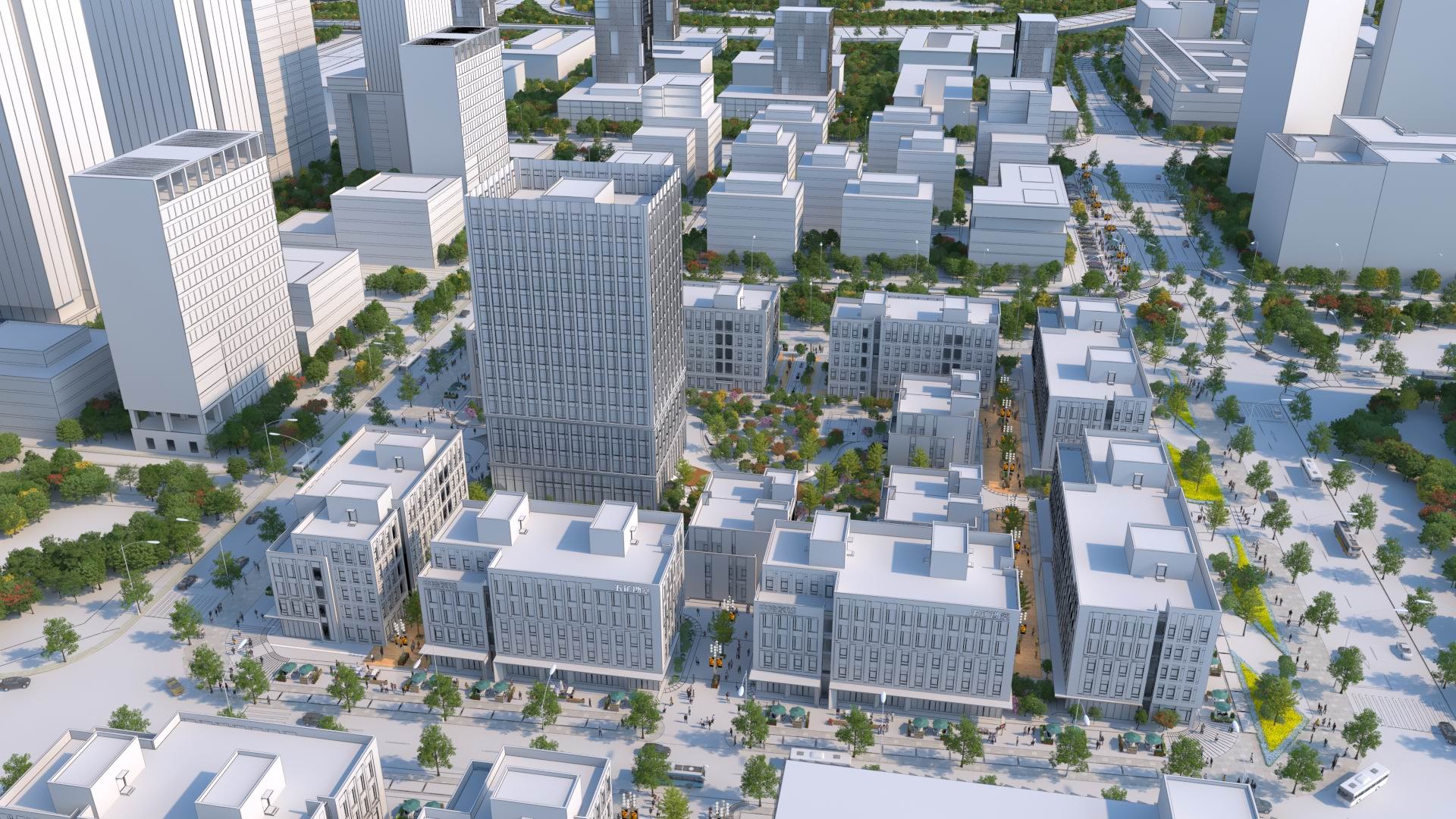 3D 3D Model Urban Architecture Block Landscape Animation - TurboSquid ...