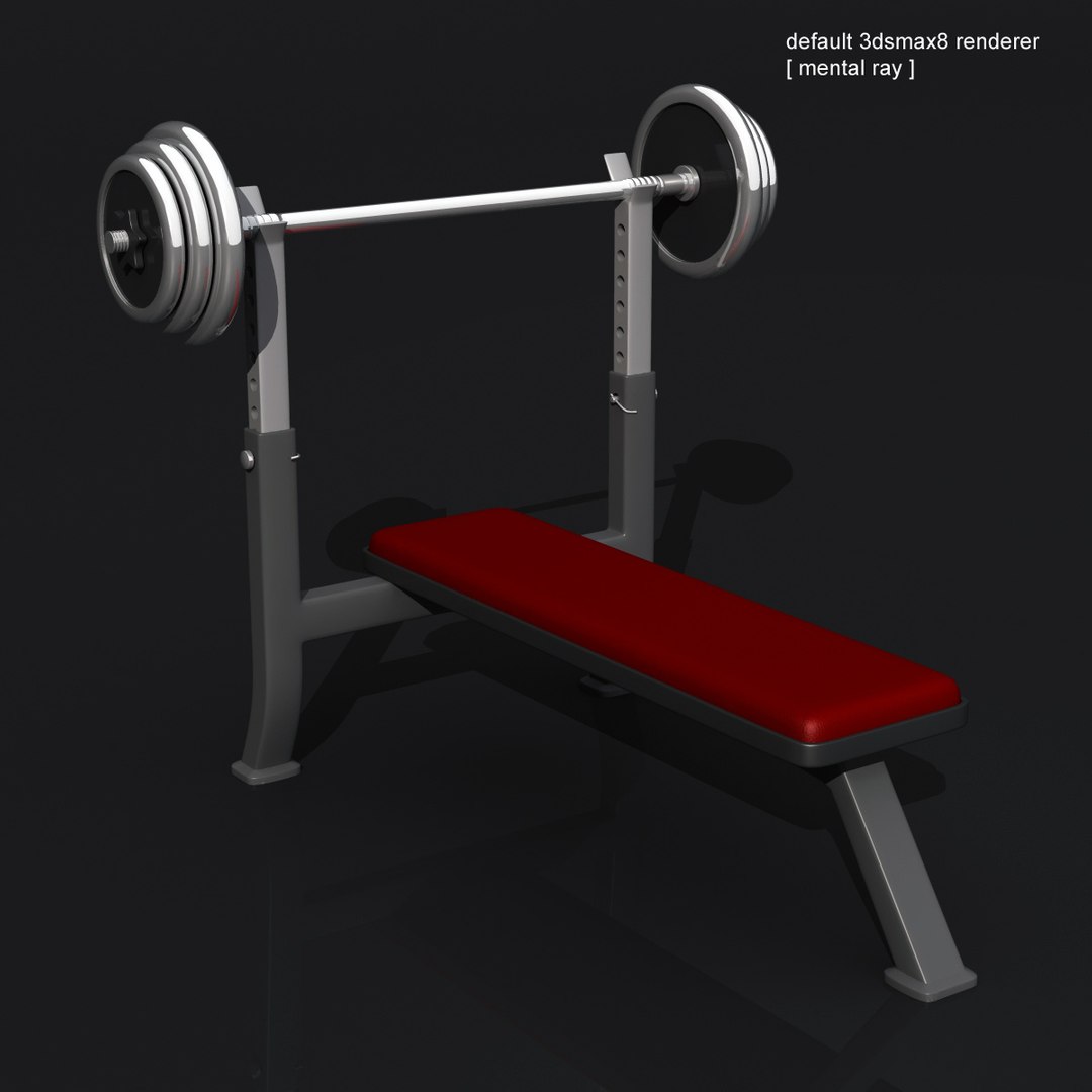3d Training Bench Model