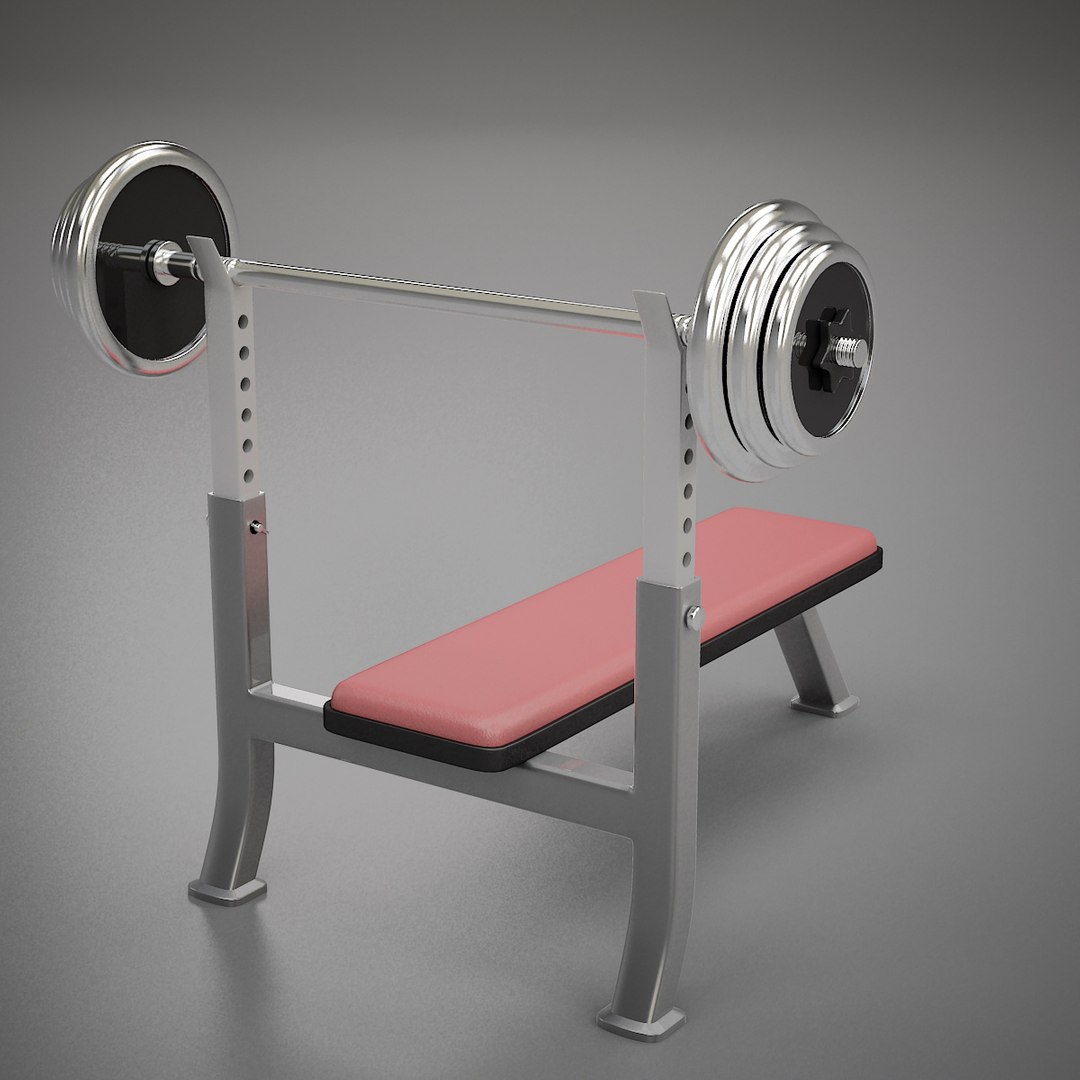 3d Training Bench Model